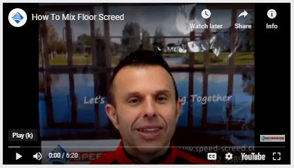 How To Mix Floor Screed - Need To Know How To Mix Screed?
