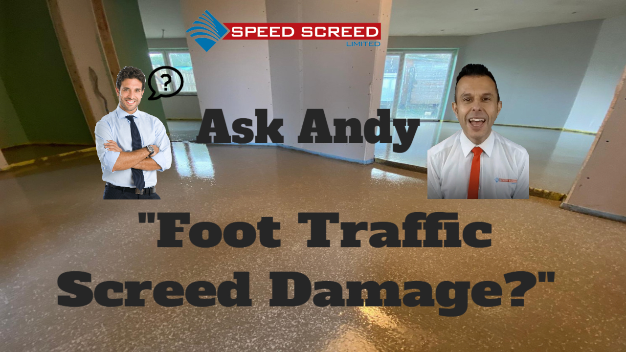 Foot Traffic Screed Damage - How To Repair The Damage?